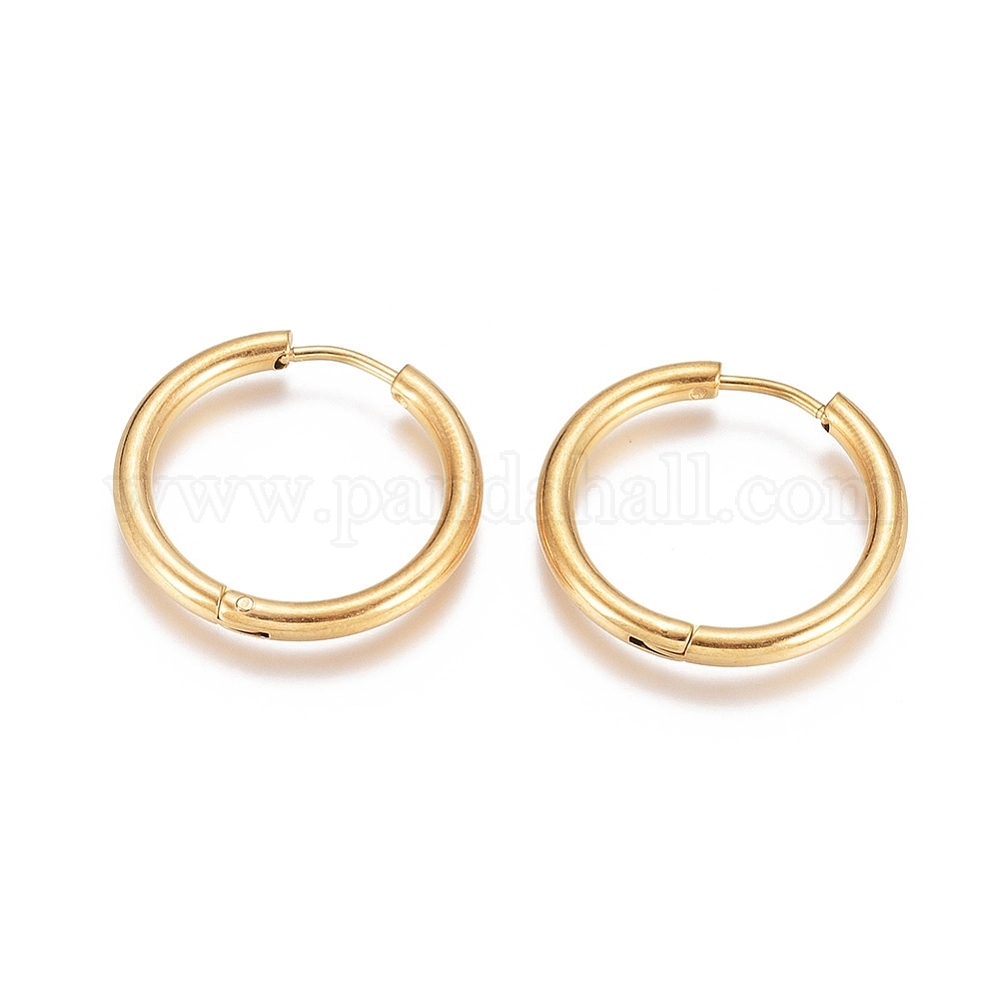 Wholesale Ion Plating(IP) 304 Stainless Steel Huggie Hoop Earrings ...