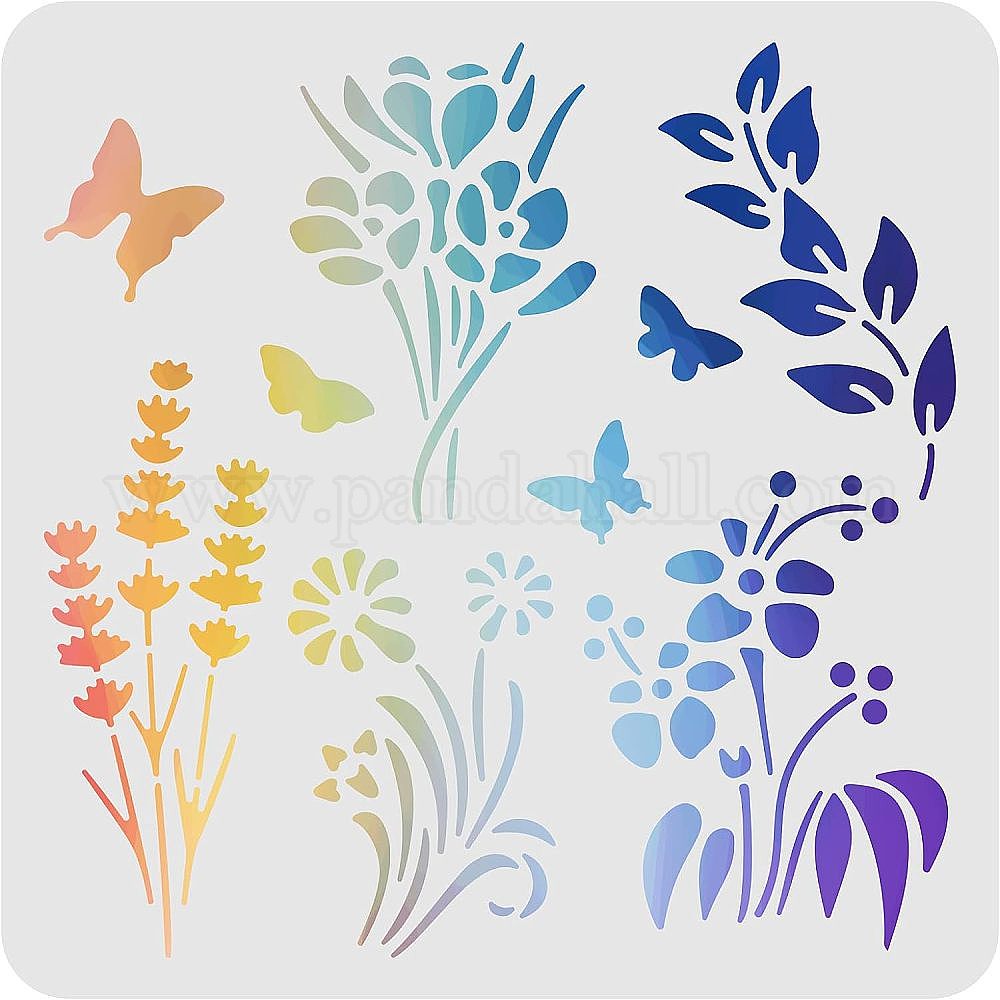 Wholesale Plastic Reusable Drawing Painting Stencils Templates ...