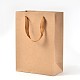 Wholesale Rectangle Kraft Paper Bags with Handle - Pandahall.com