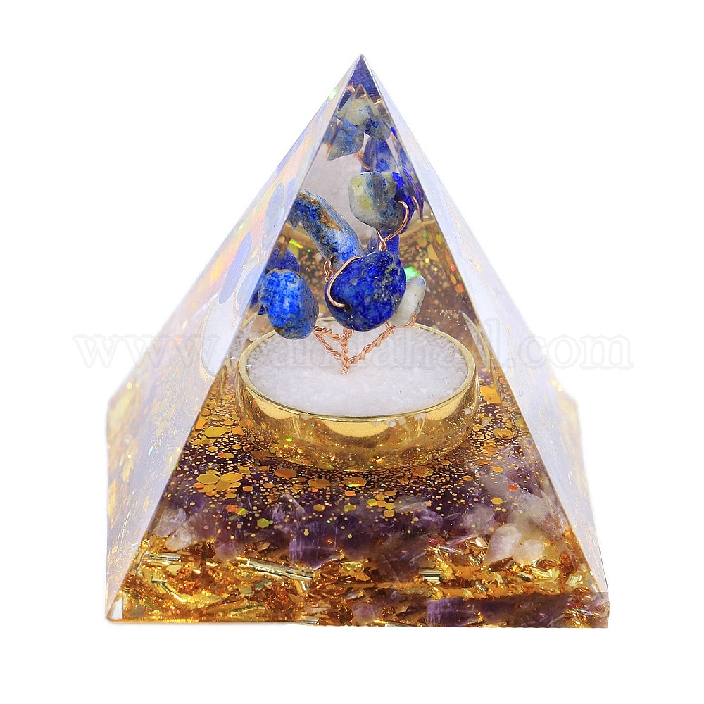 Wholesale Orgonite Pyramid Resin Display Decorations - Pandahall.com
