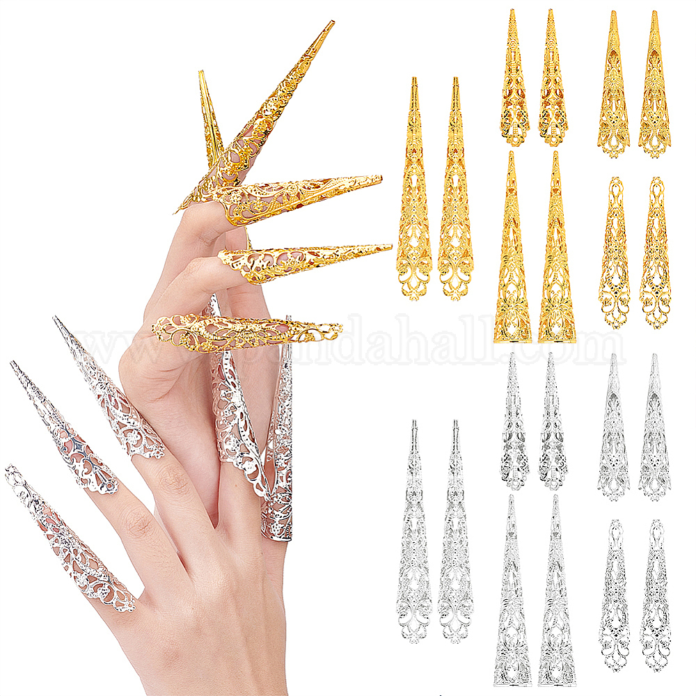 Wholesale PandaHall 5 Sizes Finger Ring Claws - Pandahall.com
