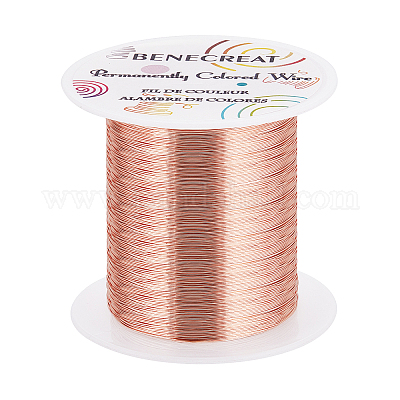 Wholesale BENECREAT 0.3mm 150M Jewelry Wire Craft Wire Tarnish Resistant Copper Beading Wire for Jewelry Making Supplies and Crafting Pandahall