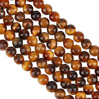 Wholesale 2 Strands Natural Tiger Eye Beads Strands - Pandahall.com