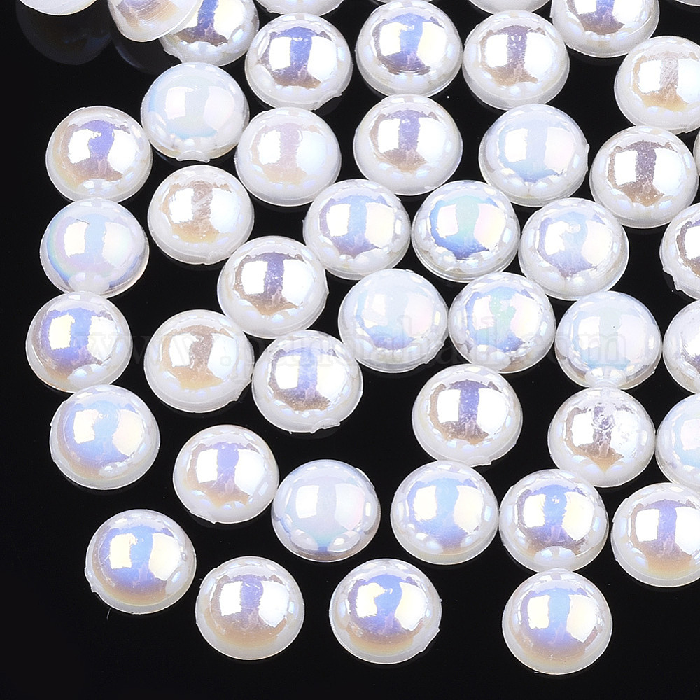 Wholesale ABS Plastic Imitation Pearl Cabochons - Pandahall.com