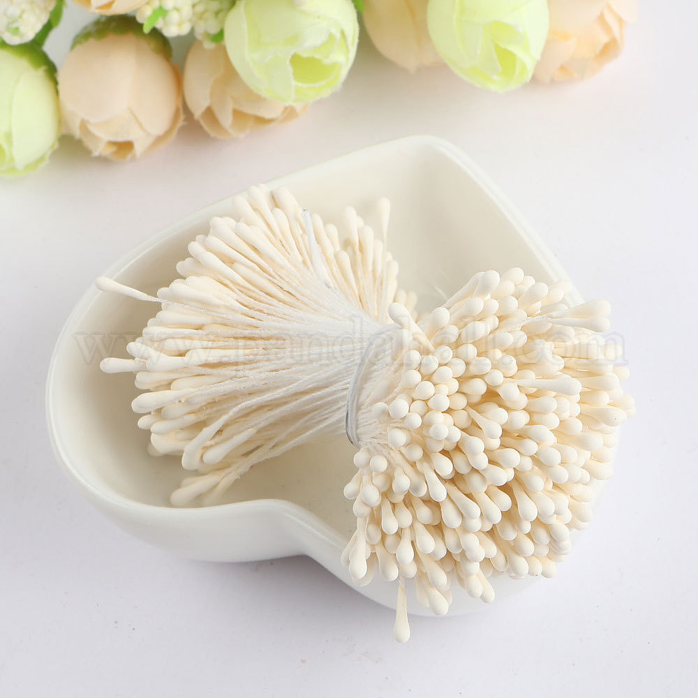 Wholesale Plastic Artificial Matte Flower Core - Pandahall.com