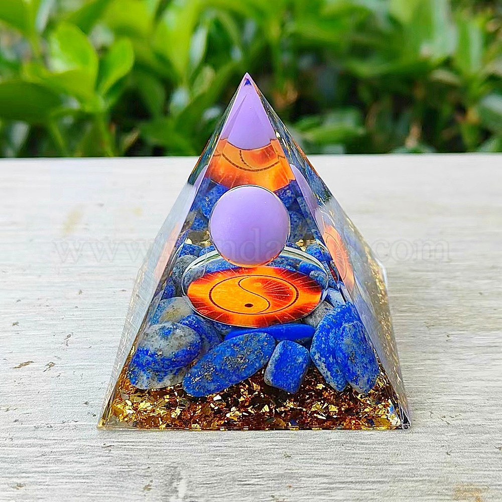 Wholesale Orgonite Pyramid Resin Energy Generators - Pandahall.com