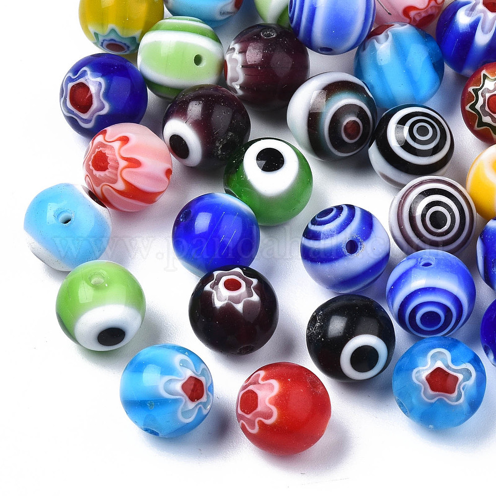 Wholesale Handmade Millefiori Lampwork Beads & Evil Eye Lampwork Beads ...