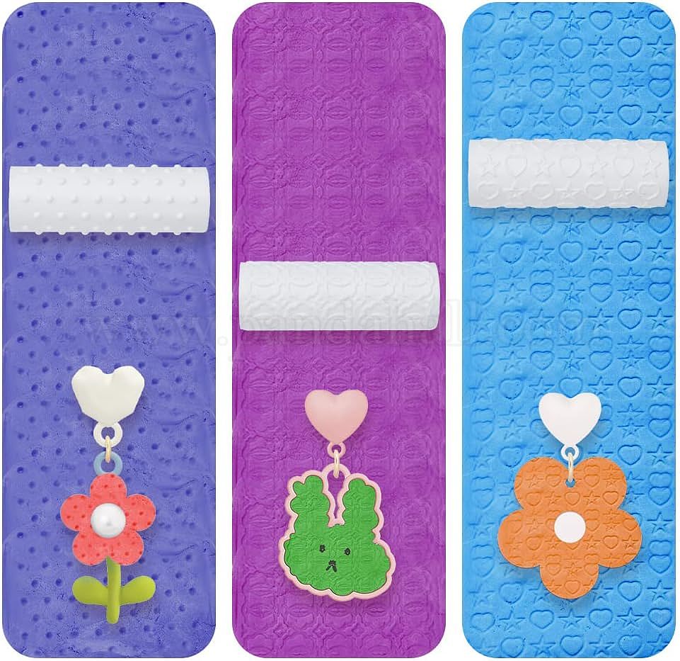 Wholesale Plastic Handle Clay Texture Rollers - Pandahall.com