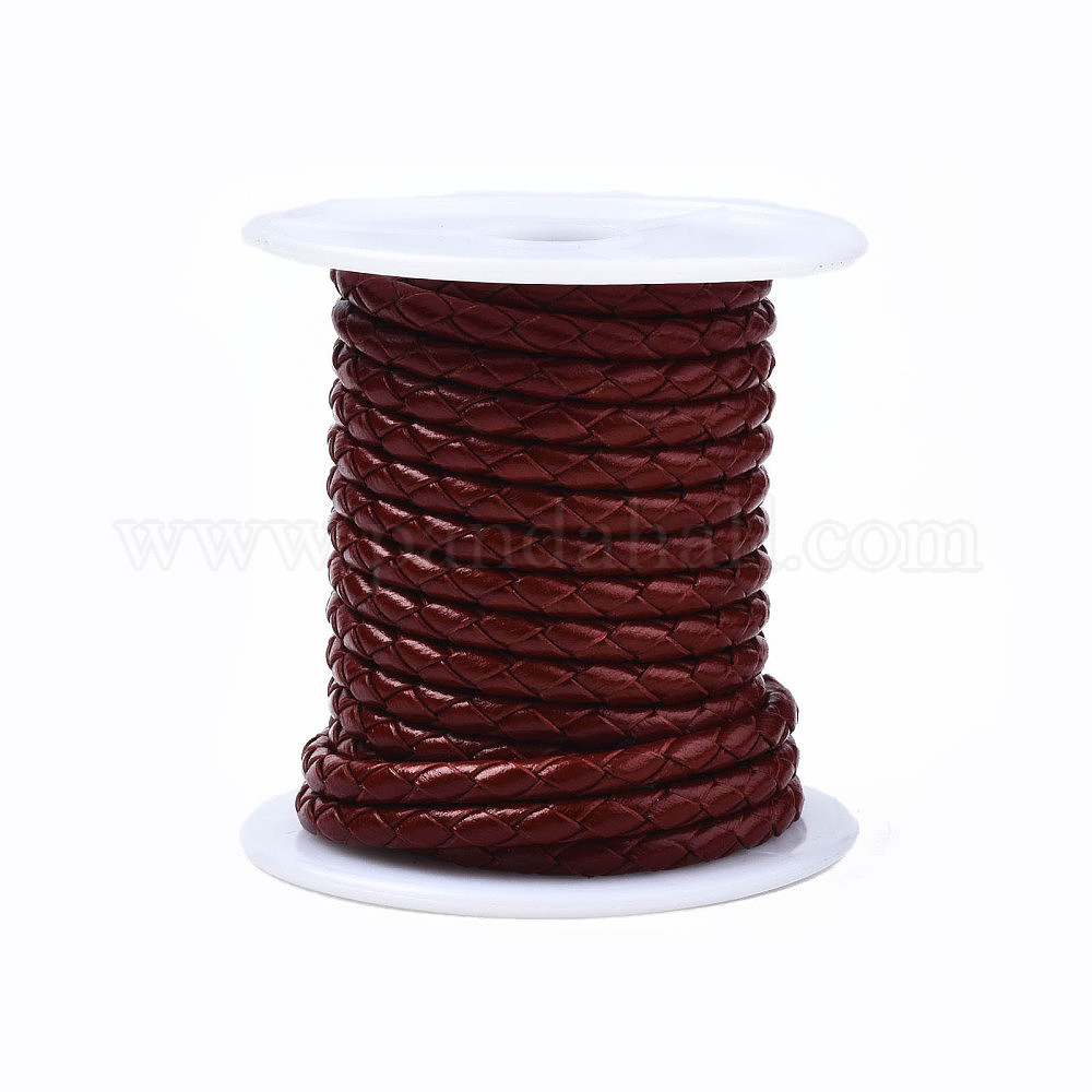 Wholesale Braided Cowhide Leather Cord - Pandahall.com