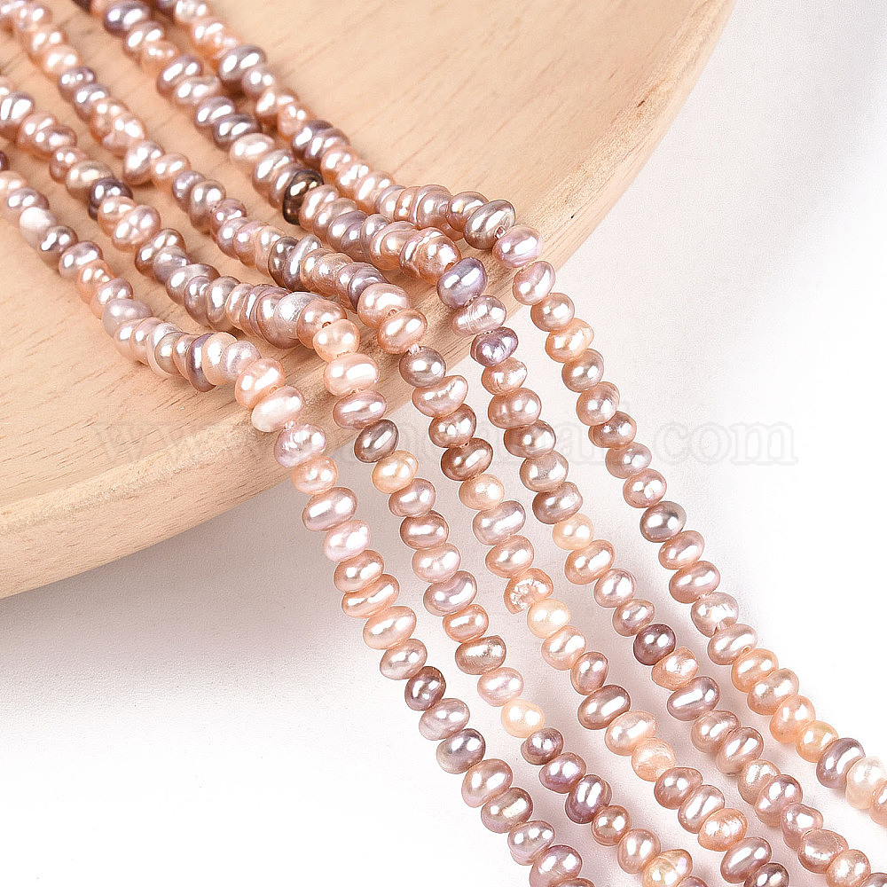 Wholesale Natural Cultured Freshwater Pearl Beads Strands - Pandahall.com