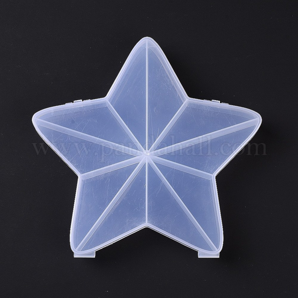 Wholesale 10 Grids Transparent Plastic Box - Pandahall.com