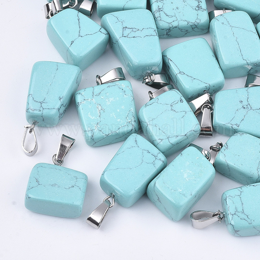 Wholesale Synthetic Turquoise Pendants - Pandahall.com