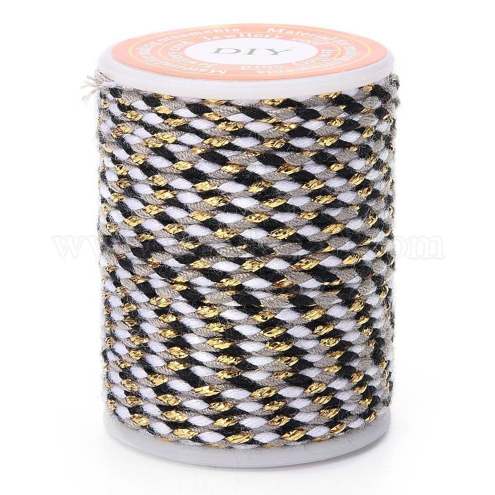 Wholesale 4-Ply Polycotton Cord Metallic Cord - Pandahall.com