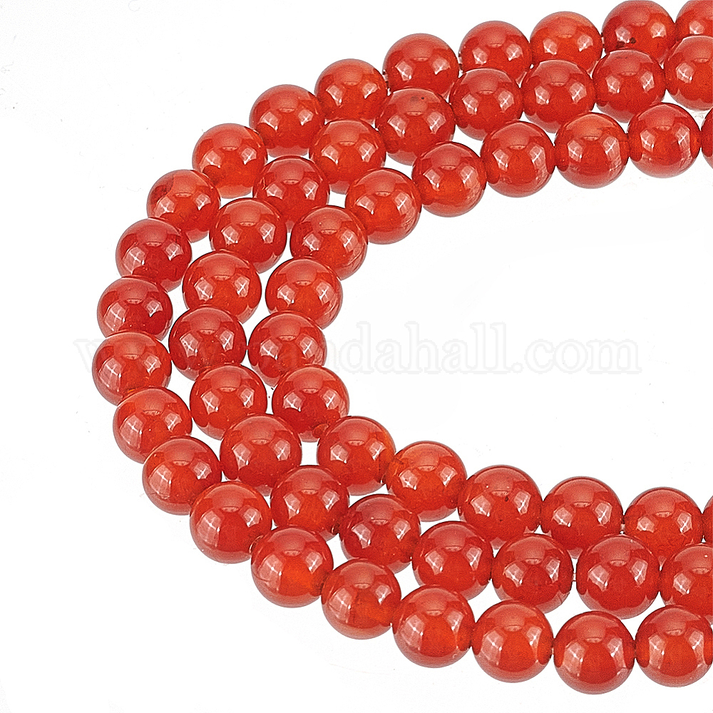 Wholesale 3 Strands Natural Carnelian Beads Strands - Pandahall.com