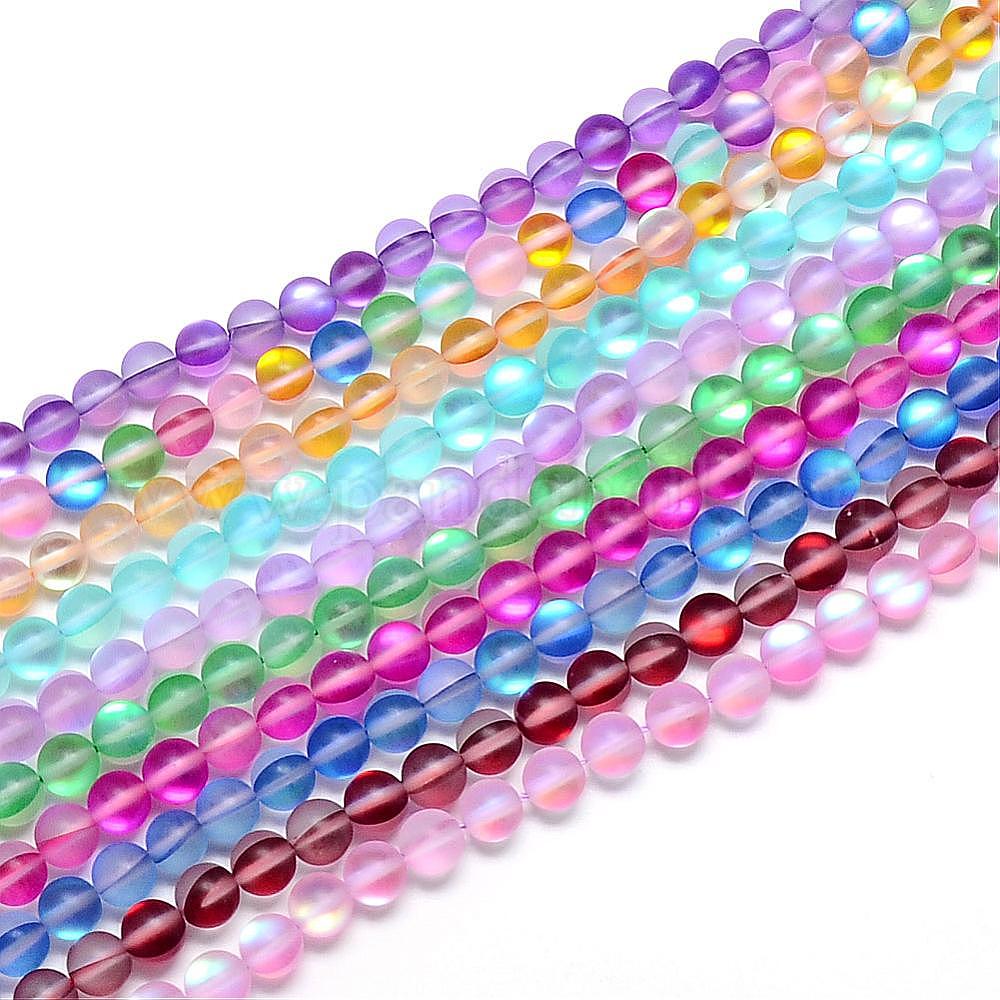 Wholesale Synthetic Moonstone Beads Strands - Pandahall.com
