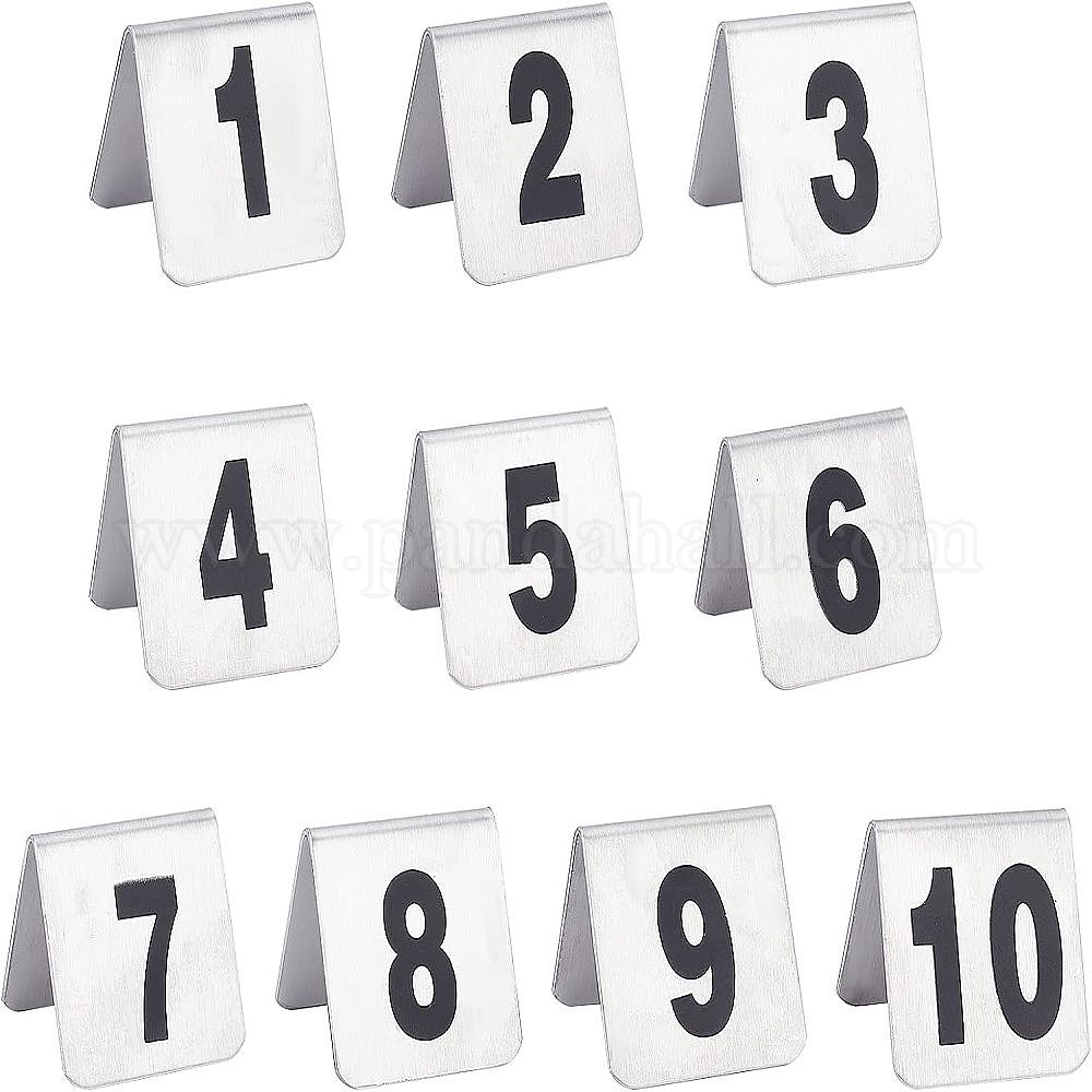 Wholesale 201 Stainless Steel Hotel Resturant Table Reservation Signage ...