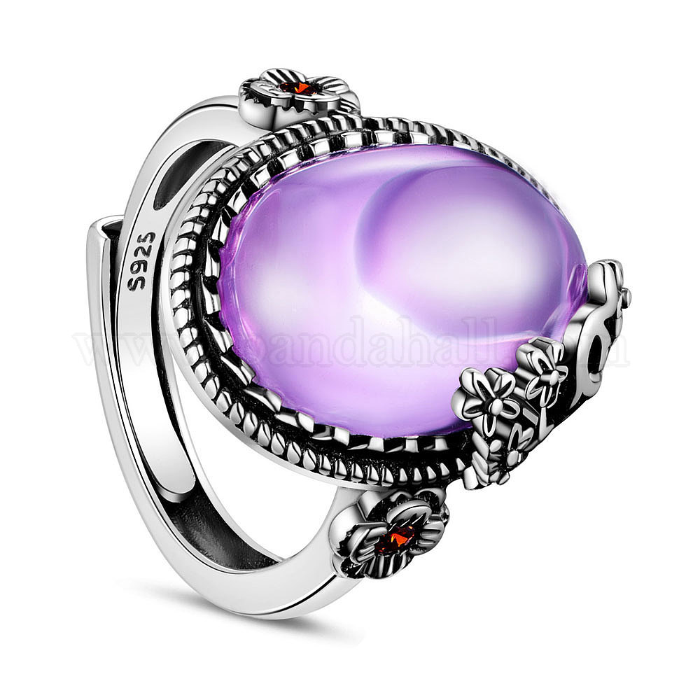 Wholesale Adjustable 925 Sterling Silver Finger Ring - Pandahall.com