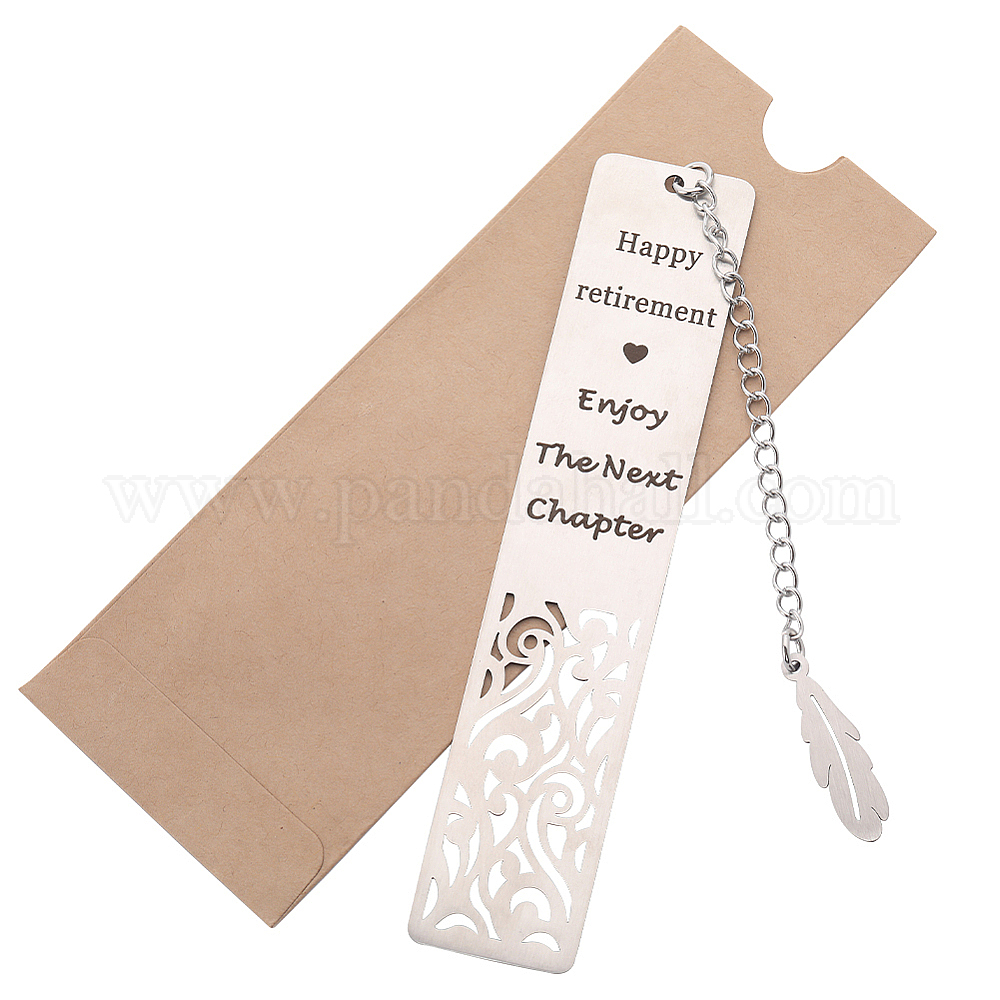 Wholesale 1Pc 201 Stainless Steel Bookmarks - Pandahall.com