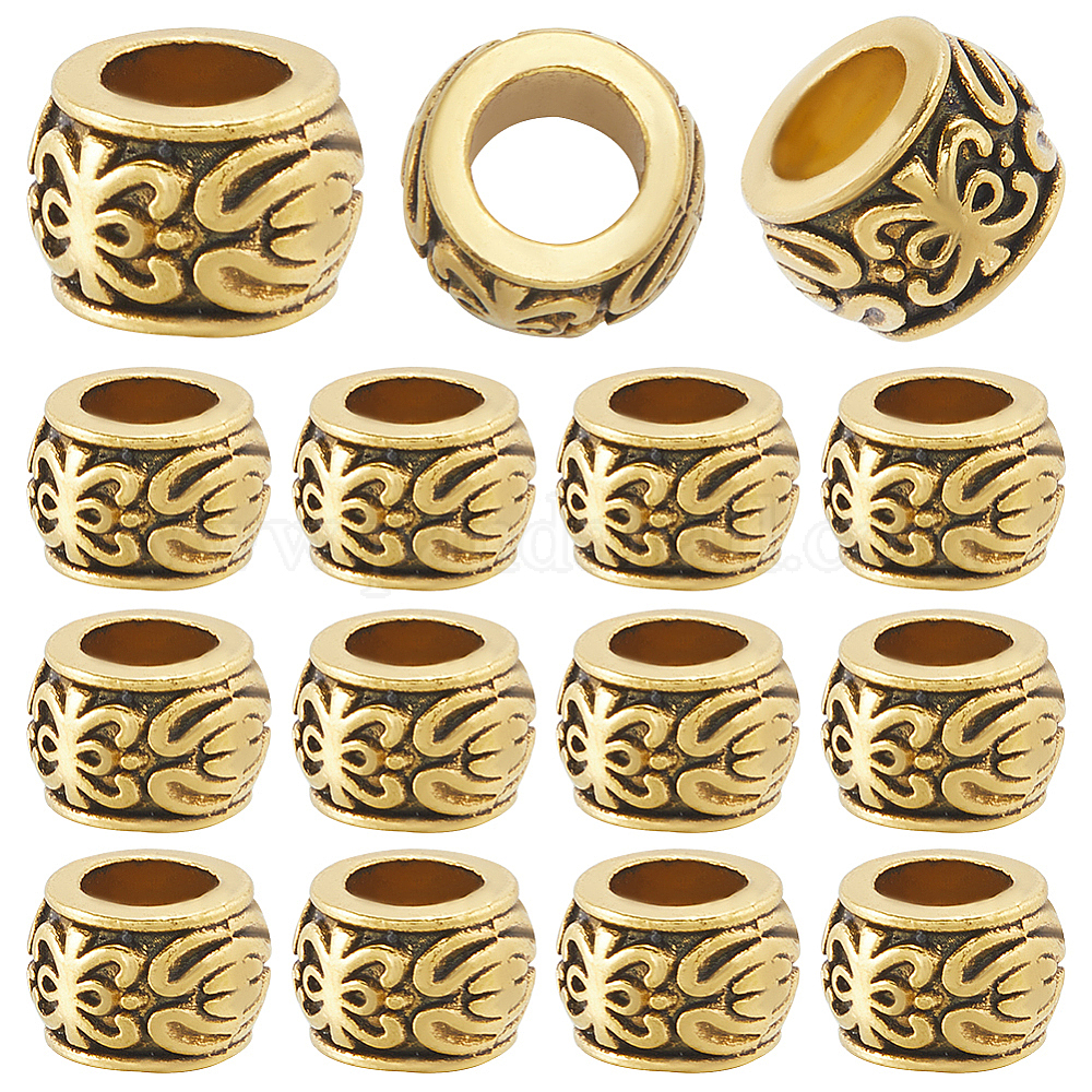 Wholesale 150Pcs Tibetan Style Alloy European Beads - Pandahall.com