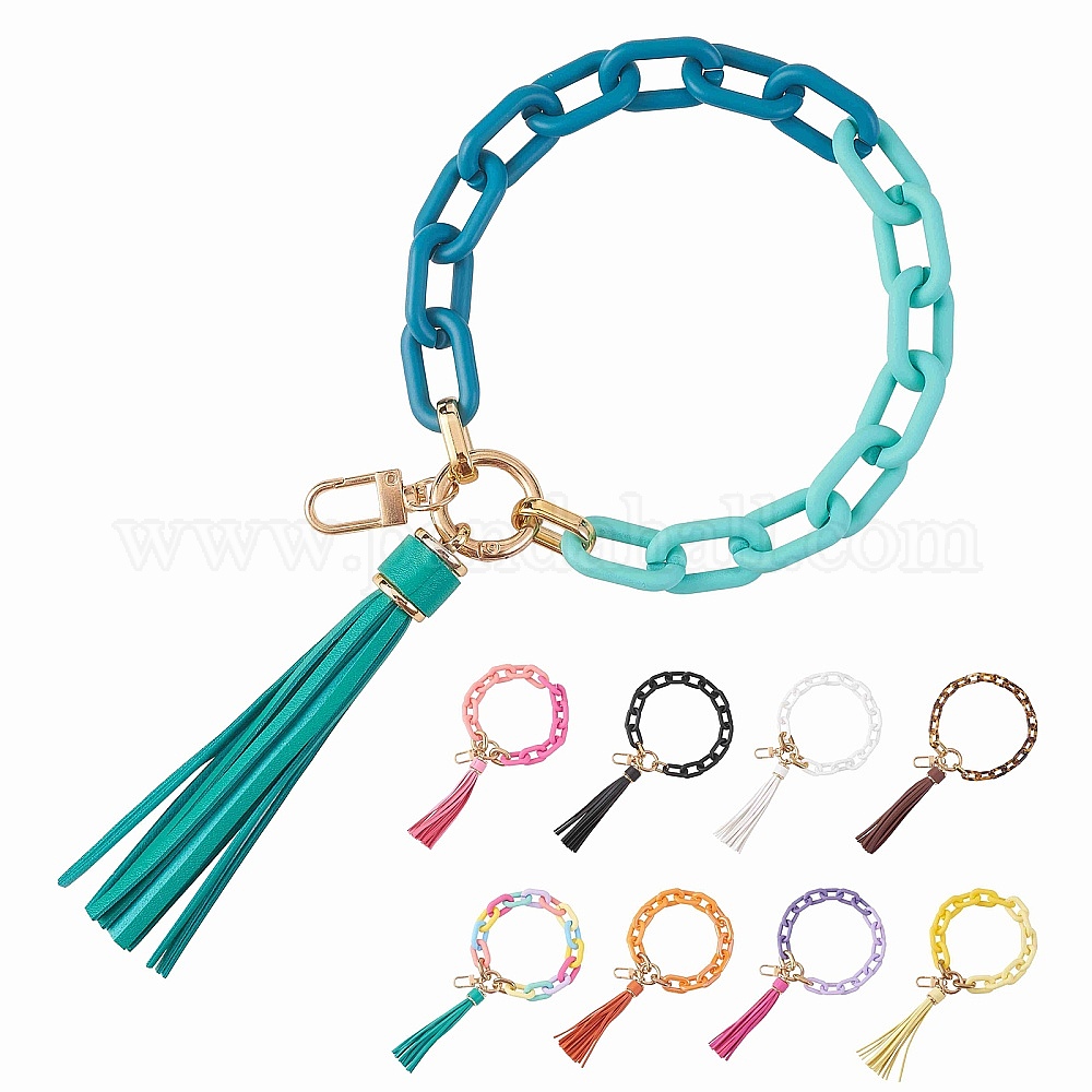 Wholesale Chain Link Wristlet Keychain - Pandahall.com