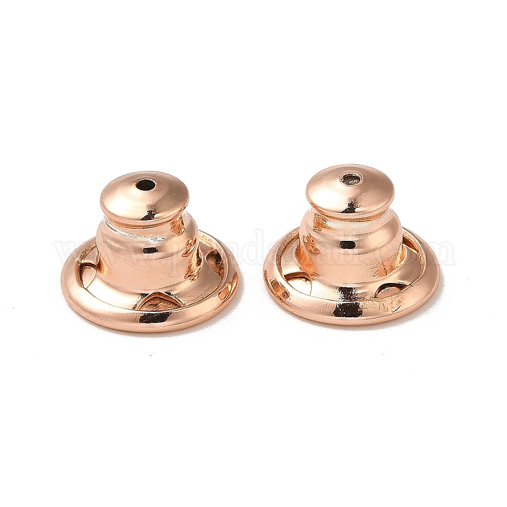 Wholesale Rack Plating Brass Ear Nuts - Pandahall.com