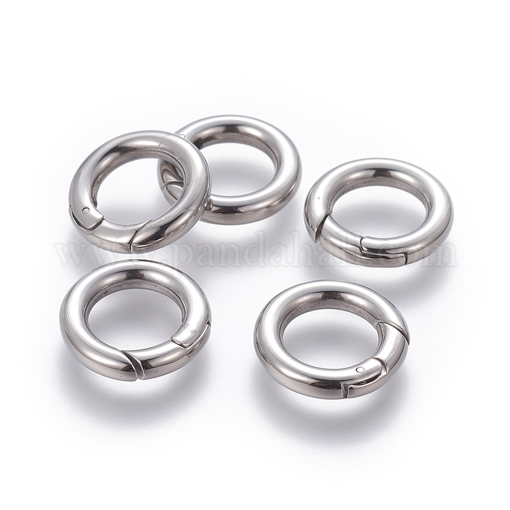 Wholesale Tarnish Resistant 304 Stainless Steel Spring Gate Rings ...