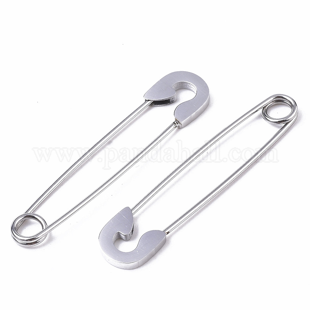 Wholesale Tarnish Resistant 201 Stainless Steel Safety Pins - Pandahall.com