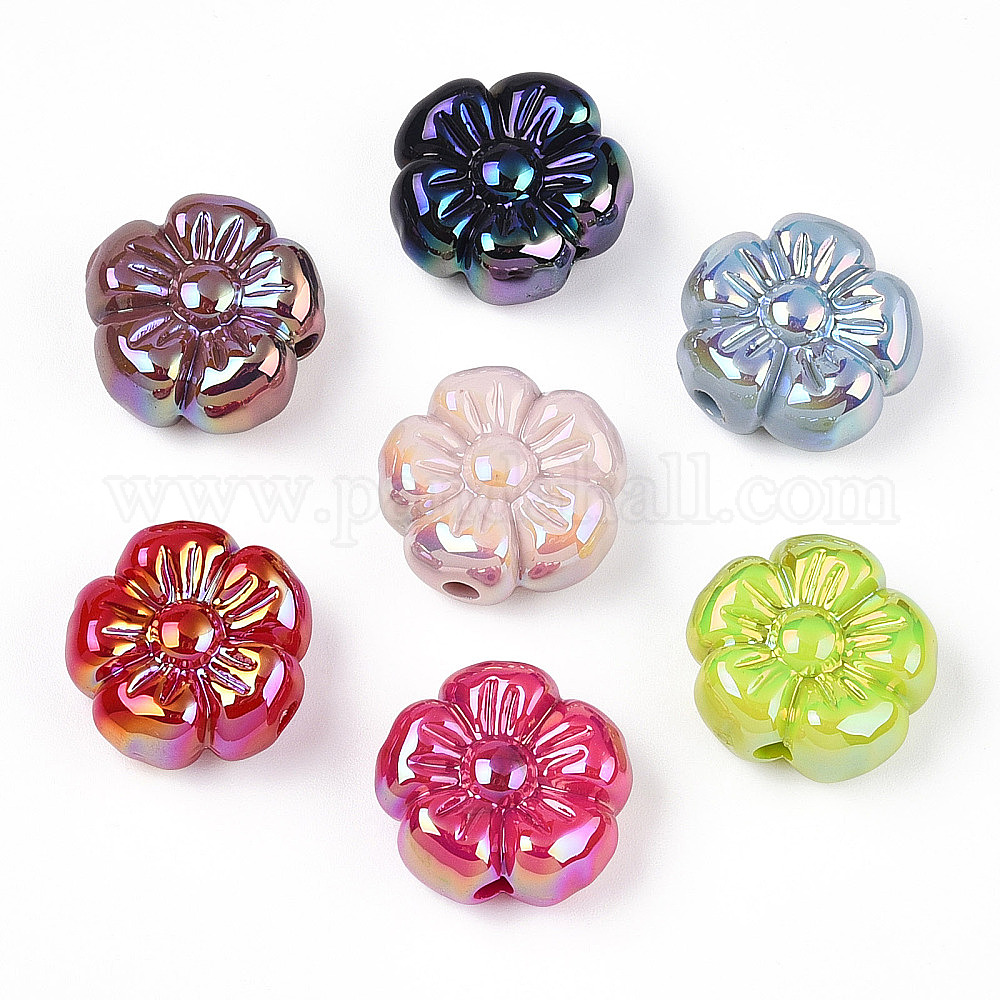 Wholesale UV Plating Acrylic Beads - Pandahall.com