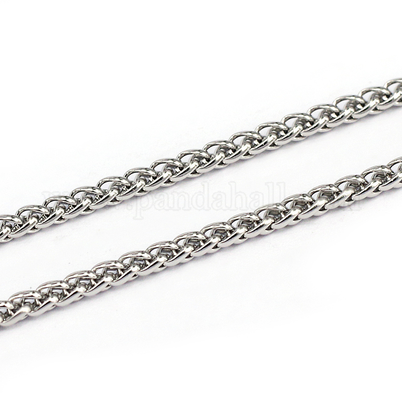 Wholesale Tarnish Resistant 304 Stainless Steel Wheat Chains ...