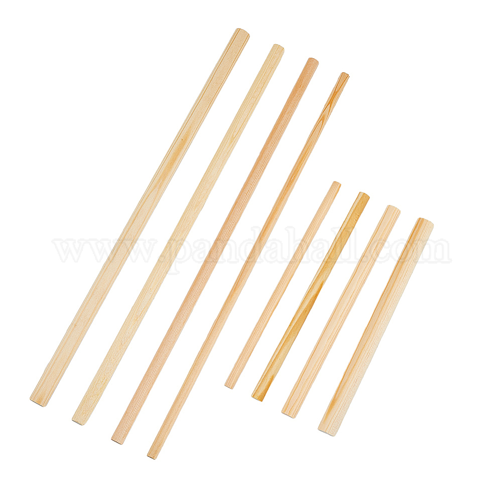 Wholesale 8 Styles Wood Craft Sticks - Pandahall.com