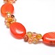 Wholesale Vogue Design Natural Agate Beaded Necklaces - Pandahall.com