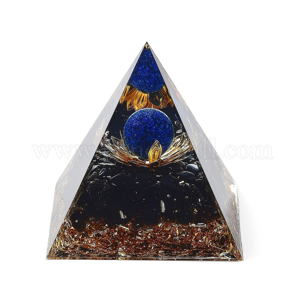 Wholesale Orgonite Pyramid Resin Energy Generators - Pandahall.com