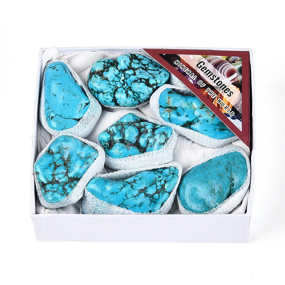 Wholesale 8Pcs Synthetic Turquoise Geode Cornucopia Mineral Specimen ...