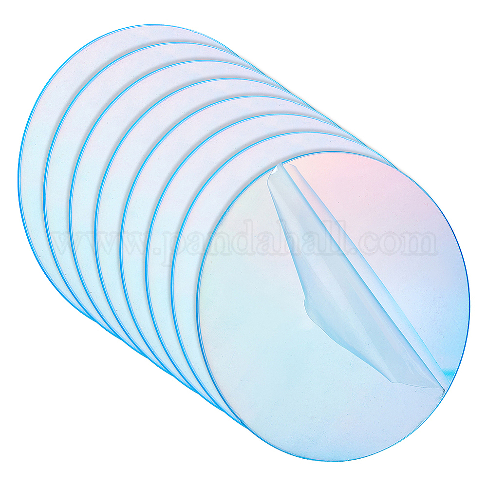 Wholesale Iridescent Acrylic Plates - Pandahall.com