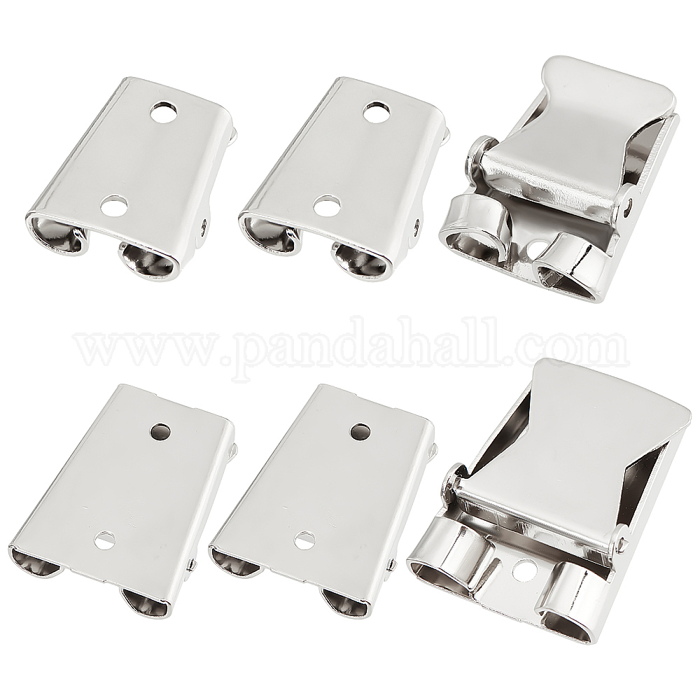 Wholesale 6Pcs 2 Style Iron Bolo Tie Slide Clasp - Pandahall.com