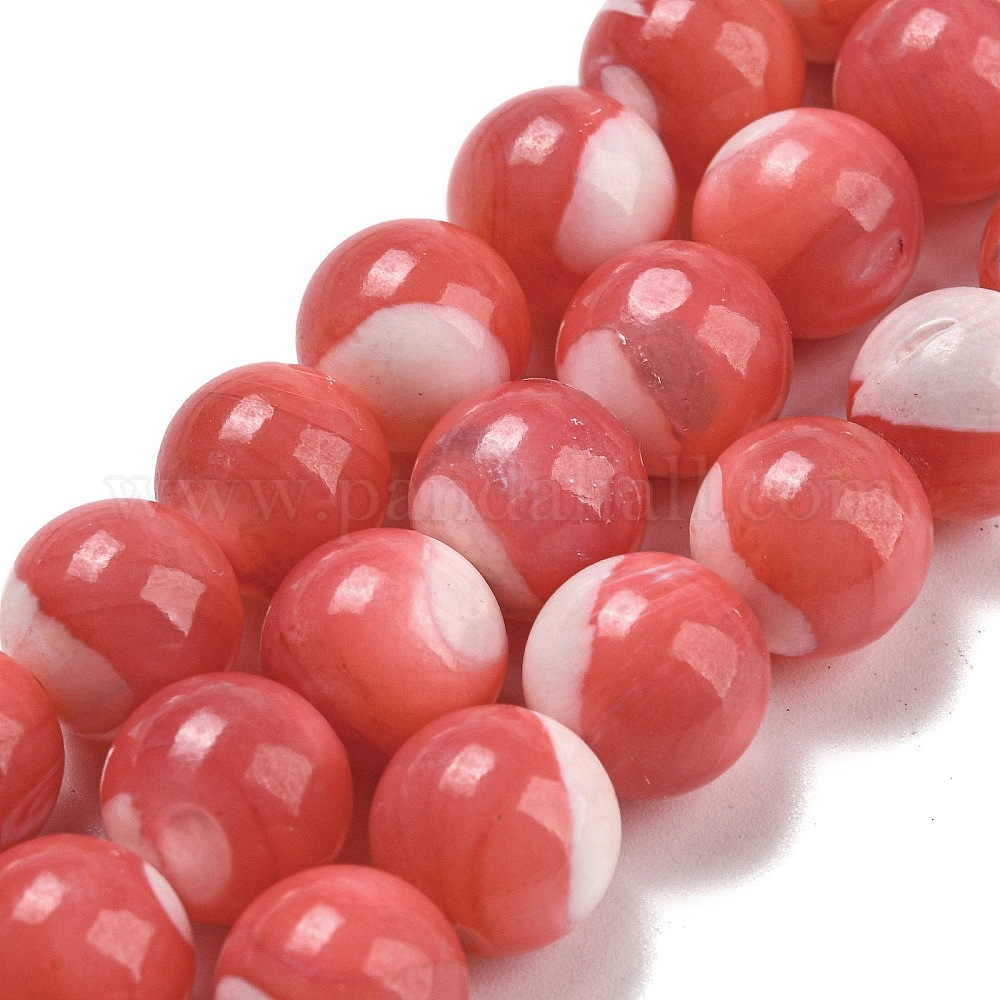 Wholesale Dyed Natural Trochus Shell Beads Strands - Pandahall.com