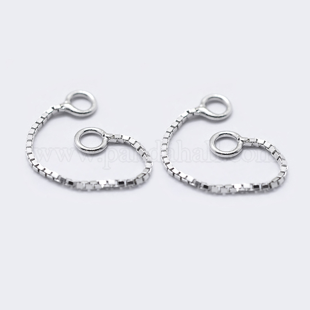 Wholesale Anti-Tarnish Rhodium Plated 925 Sterling Silver Box chain ...