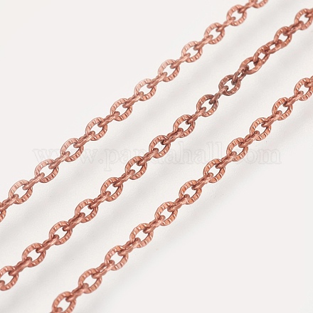 Wholesale Iron Textured Cable Chains - Pandahall.com