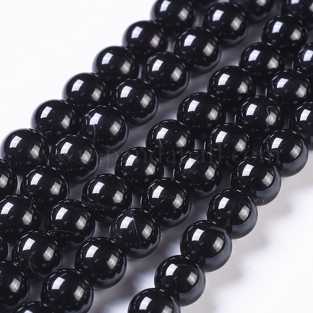 Wholesale Natural Black Onyx Beads Strands - Pandahall.com