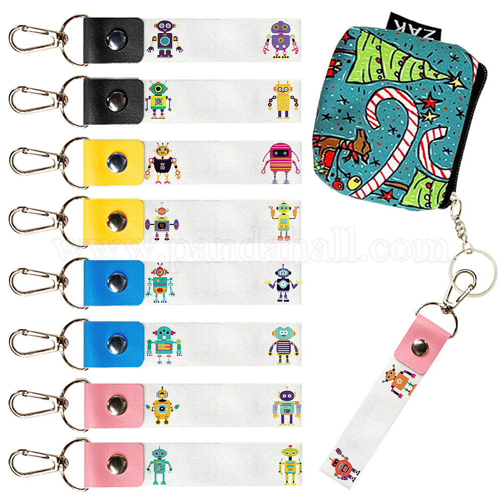 Wholesale OLYCRAFT 8Pcs Personalized Name Tags Hooks 5.1x0.8 Inch Robot ...