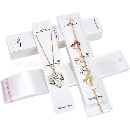 Necklace card pouches store