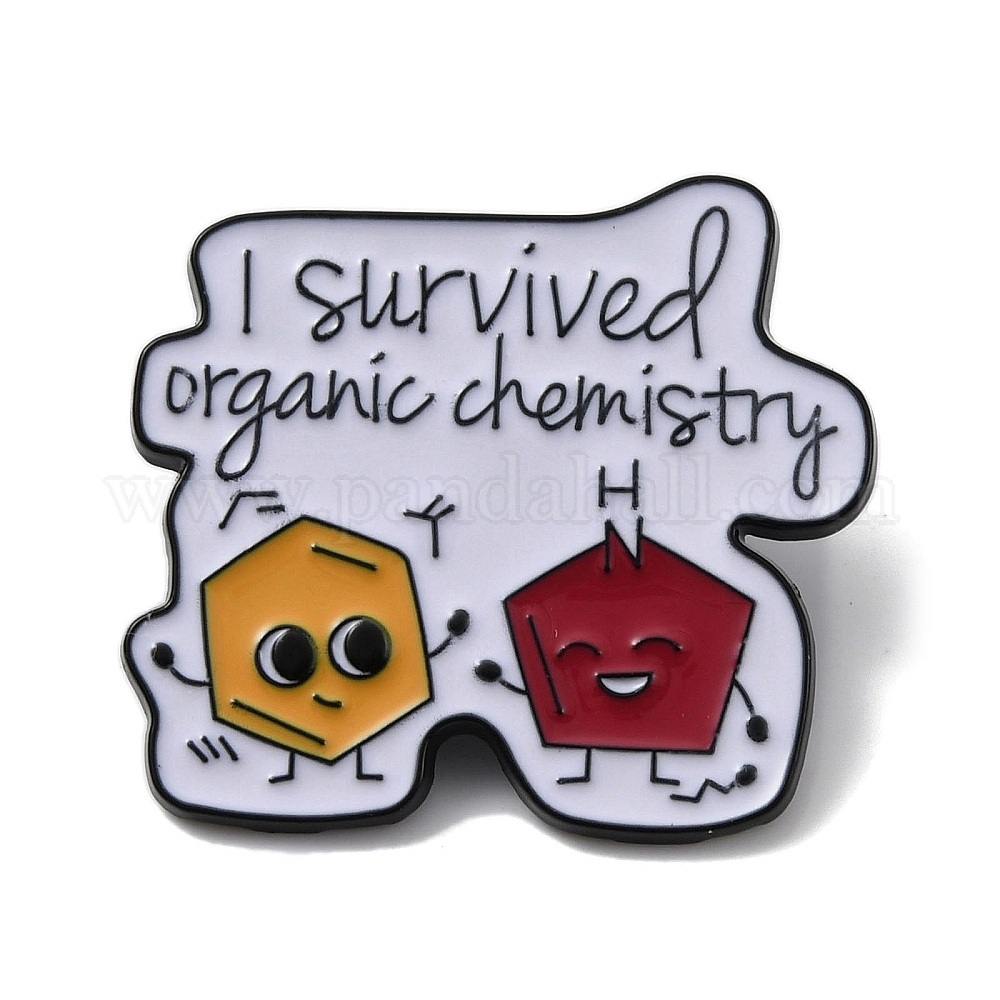 Wholesale Word I Survived Enamel Pin - Pandahall.com
