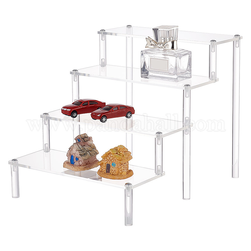 Wholesale 4-Tier Acrylic Model Toy Assembled Organizer Holders ...