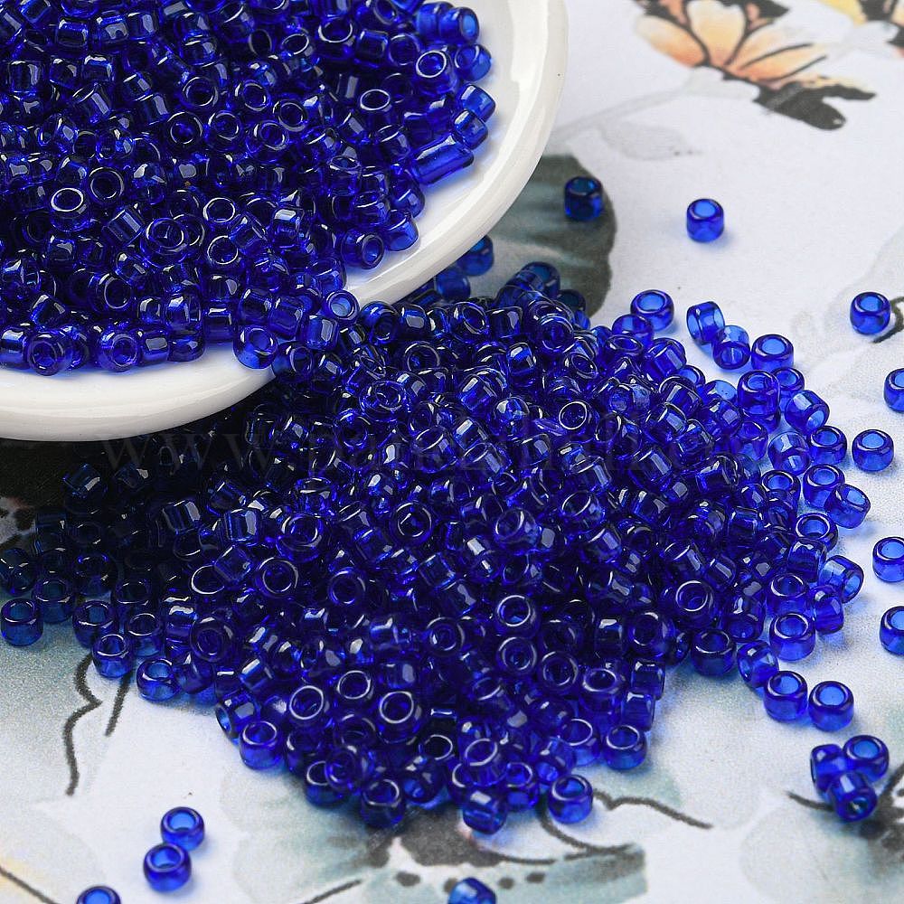 Wholesale Transparent Colours Glass Seed Beads - Pandahall.com