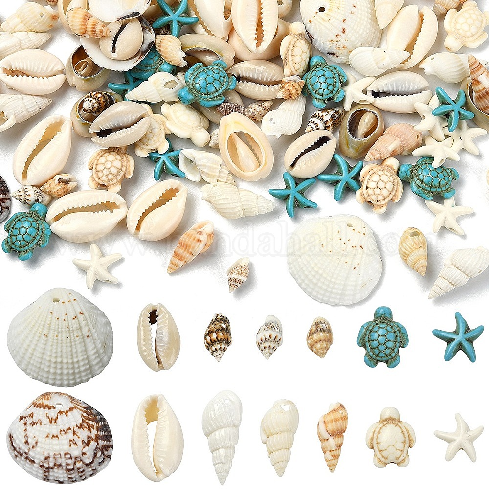 Wholesale DIY Starfish Sea Turtle Shell Making Findings Kits ...