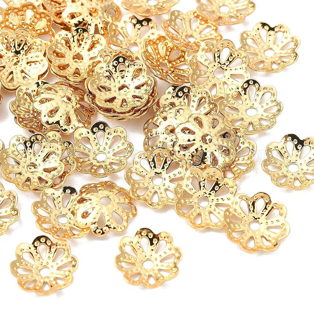 Wholesale Brass Beads Caps - Pandahall.com