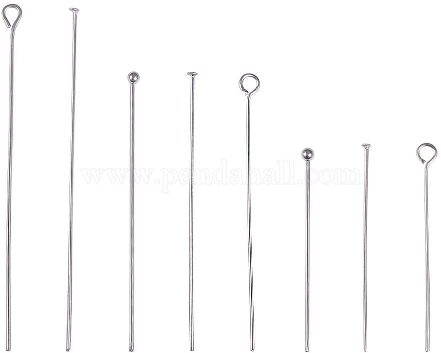 Wholesale 304 Stainless Steel Eye Pins/Head Pins/Ball Head pins ...