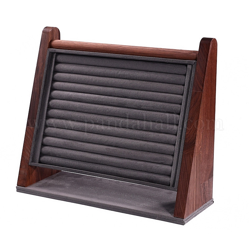 Wholesale Walnut Wood Ring Display Stand - Pandahall.com
