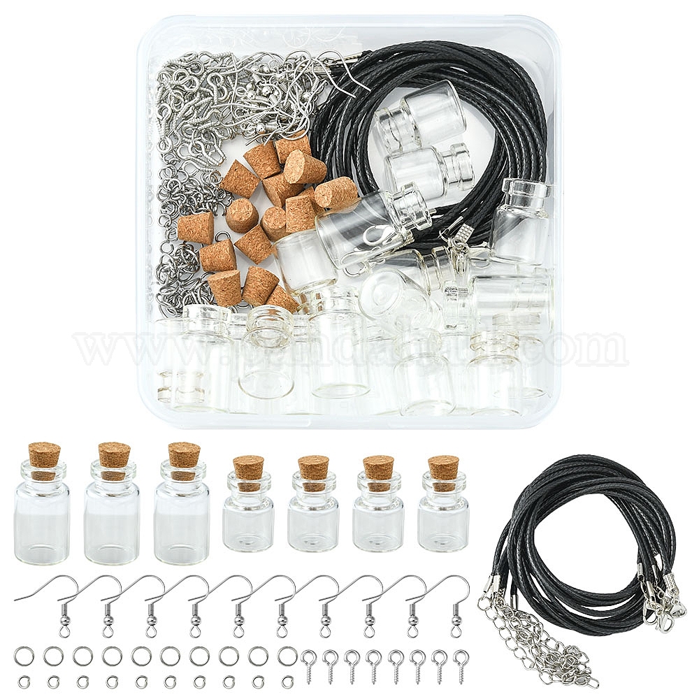 Wholesale DIY Wish Bottle Jewelry Making Finding Kit - Pandahall.com