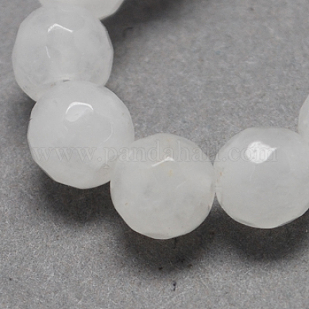 Wholesale Natural White Jade Bead Strands - Pandahall.com